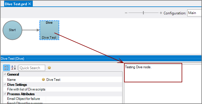 Dive Process Node